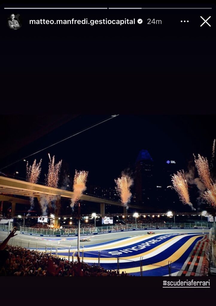 Matteo Manfredi a Singapore per la Ferrari o per la Sampdoria?