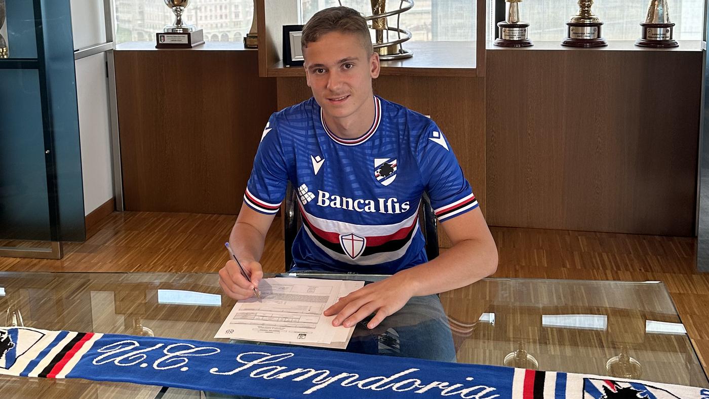 SOCIAL - Sampdoria Primavera, Edvin Devic celebra il debutto