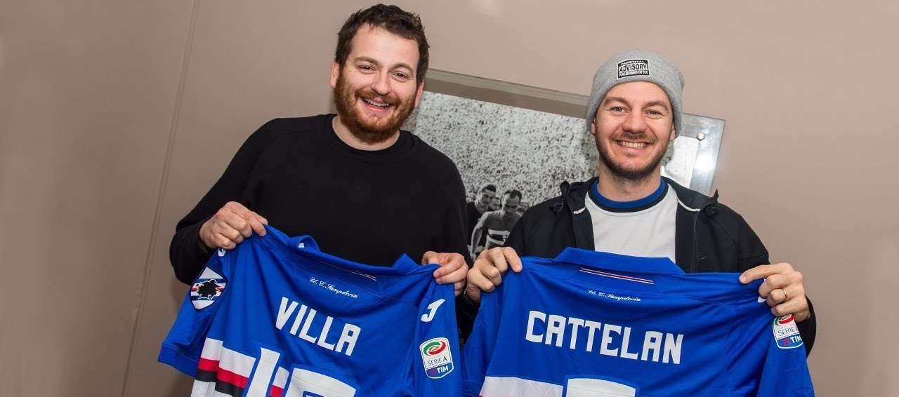 Sampdoria, che ci fa Cattelan con i colori più belli del mondo?