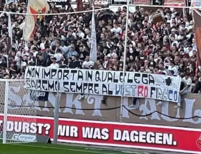 FOTO - Sampdoria, gli ultras del St. Pauli sempre al fianco de La Sud ...