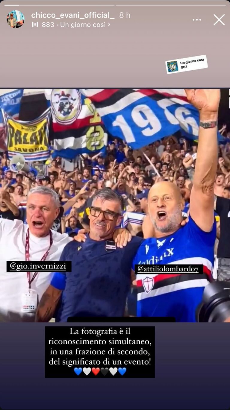SOCIAL - Sampdoria, la festa di Alberico Evani con Attilio Lombardo e ...