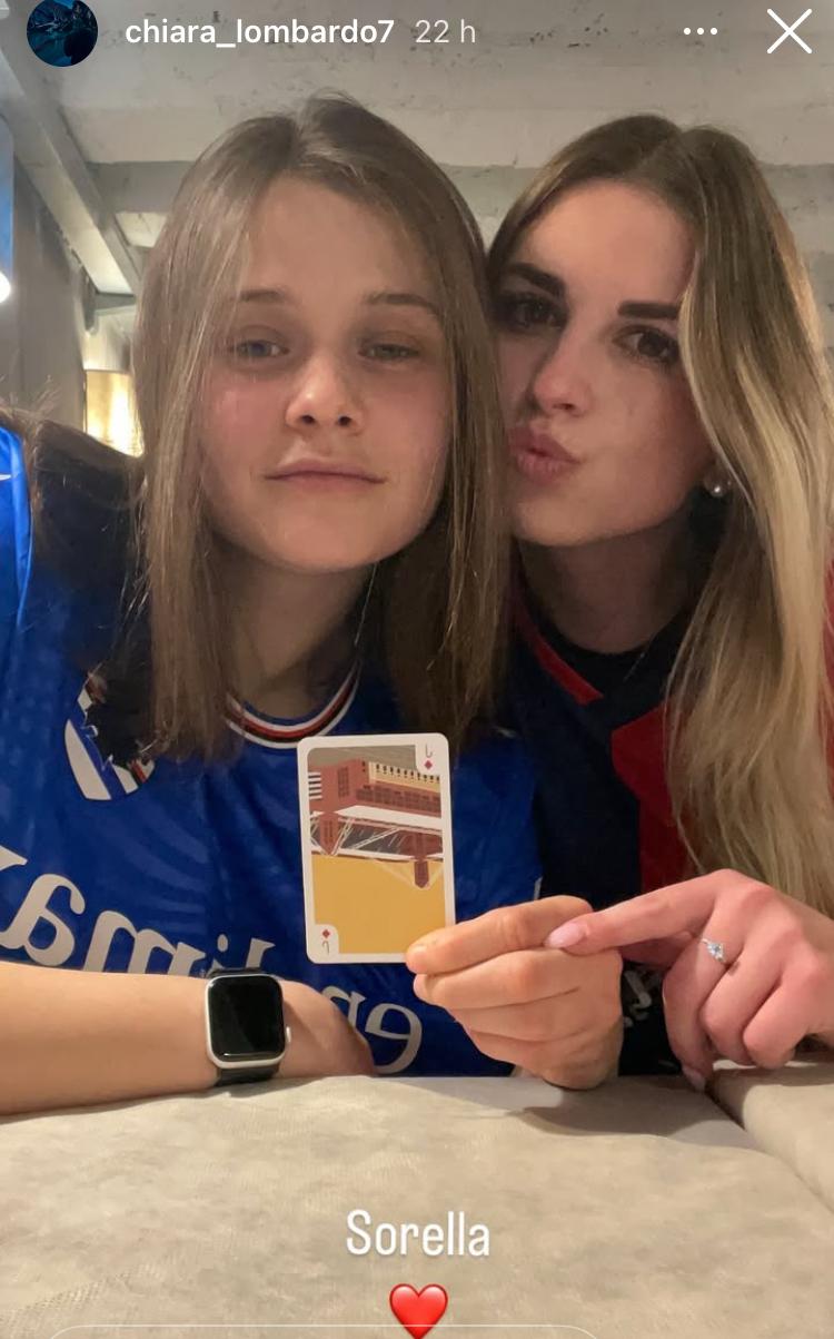 SOCIAL - Sampdoria, Chiara Lombardo, innamorata della sua Genova