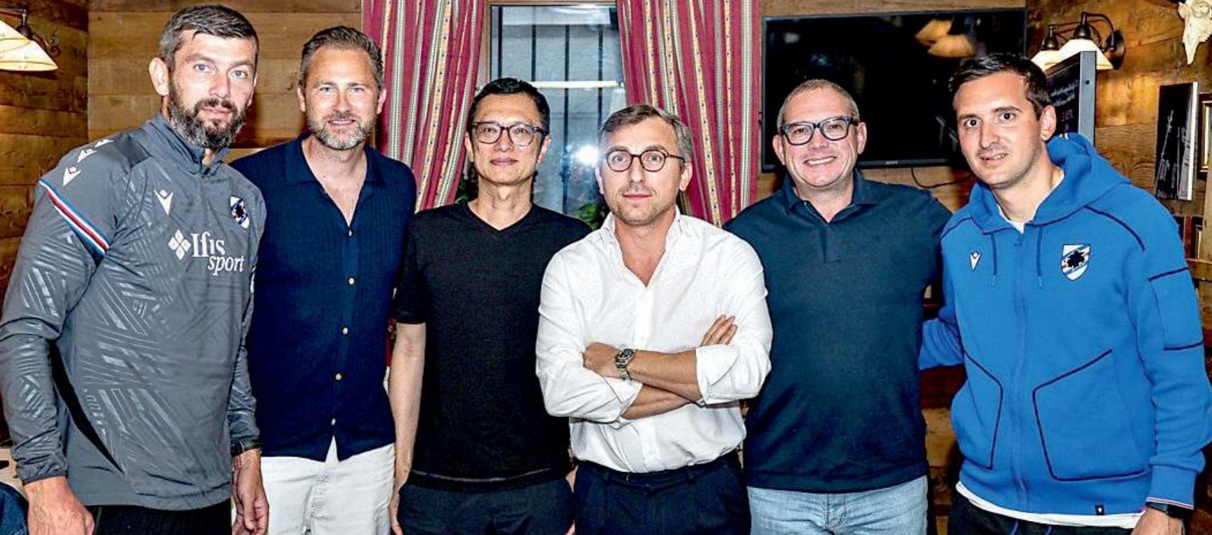 Sampdoria, Joseph Tey è arrivato a Ponte di Legno! Cena con Manfredi ...