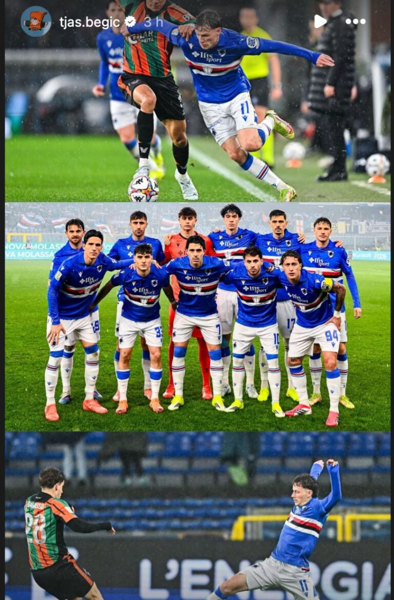 SOCIAL - Sampdoria, Tjas Begic è sempre più innamorato dei blucerchiati